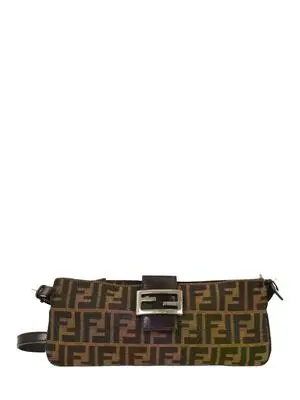 Fendi 2000 Zucca Shoulder Bag - Brown