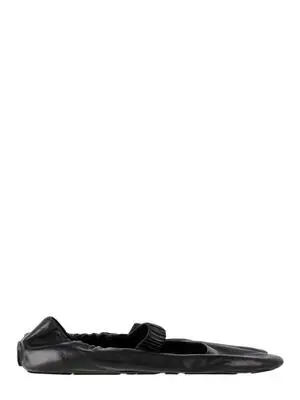 PRADA Mary Jane Leather Ballet Flats