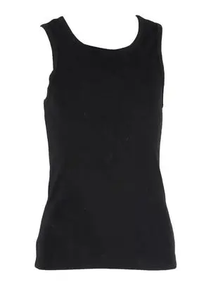 THE ROW Cotton Tank Top - Black
