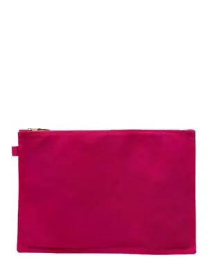 Hermès 2010-2025 Toile Bora Bora Gm Pouch - Pink