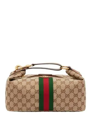 Gucci Vanity Gg Canvas Medium Tote - Beige