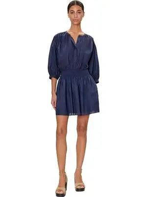 Rebecca Taylor Lilou Mini Dress - Maritime Blue