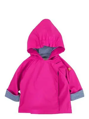 WIDGEON Hooded Rain Jacket - Deep Pink