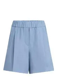 Brunello Cucinelli Fluid Twill Baggy Shorts - Azure