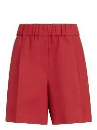 Brunello Cucinelli Fluid Twill Baggy Shorts - Red