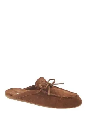 Miu Miu Boat Shoe Mule - Brown