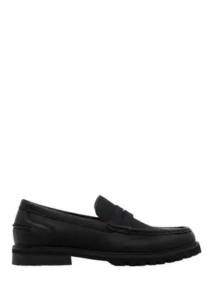 UNCUT Hackney Loafer - Black Pu