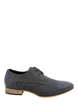 UNCUT Chartmann Derby Shoe - Black Nubuck Pu