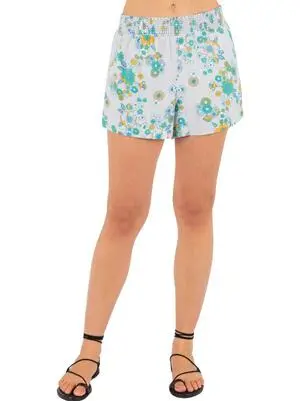 Hurley Beverly Floral Print Shorts - Iceland