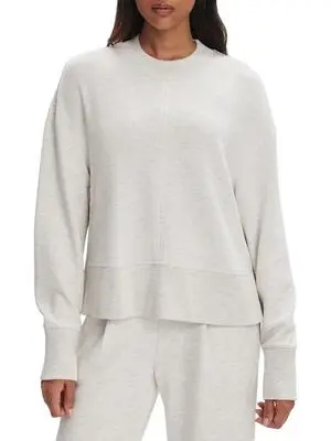 Varley Philippe Crop Sweatshirt - Ivory Marl