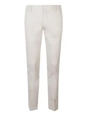 ENTRE AMIS Cotton Trousers - Beige