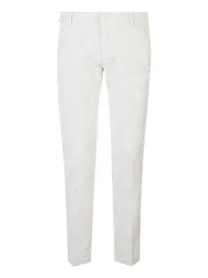 ENTRE AMIS Cotton Trousers - White