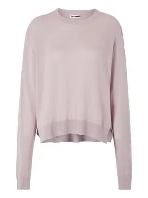 JIL SANDER Cashmere, Wool And Silk-blend Sweater - Pink