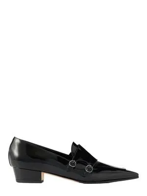 Manolo Blahnik Manbisa 30 Patent-leather Pumps - Black