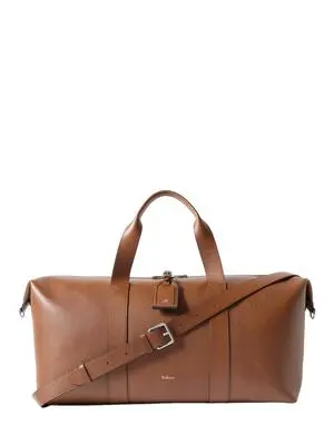 Mulberry Heritage Medium Clipper Full-grain Leather Weekend Bag - Brown