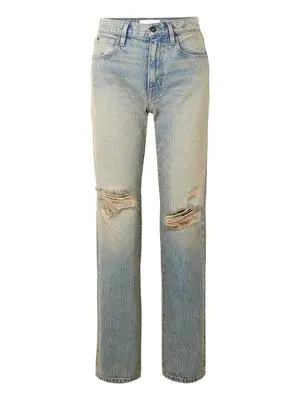 SLVRLAKE Sophie Long Mid-rise Straight-leg Jeans - Blue