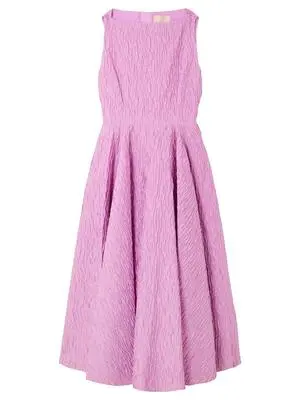 ROKSANDA Tera Cloqué Midi Dress - Pink