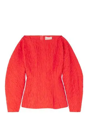 ROKSANDA Eni Cropped Top - Red