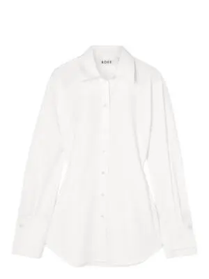 RÓHE Cotton-poplin Shirt - White