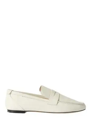 JAMIE HALLER Leather Loafers - White