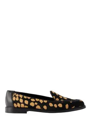 Manolo Blahnik Maxy Leopard-print Calf Hair Loafers - Animal Print