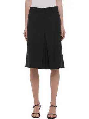 HELMUT LANG Gab Wool Skirt