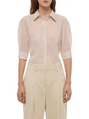 Helmut Lang Articulated Top - Ivory/beige
