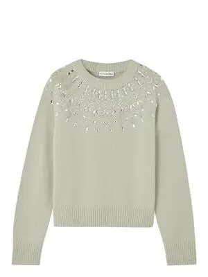 Altuzarra Harold Embellished Wool Sweater - Green