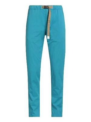 WHITE SAND WHITE SAND Cotton Elastane Tapered Leg Pants Azure