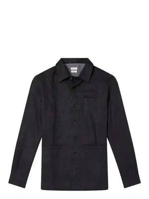 Brunello Cucinelli Linen Overshirt - Black