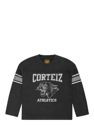 CORTEIZ Athletics Heavyweight Long Sleeve Top - Black