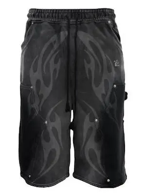 HELLSTAR Carpenter Laser Shorts - Black