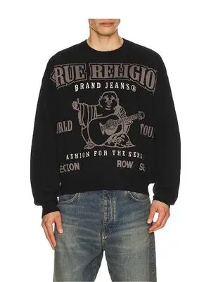 True Religion Cinched Srs Sweater - Jet Black