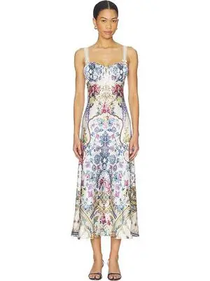 Camilla Gathered Bodice Bias Dress - All About That Lace