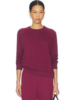 PERFECTWHITETEE Alexi French Terry Sweatshirt - Dark Burgundy
