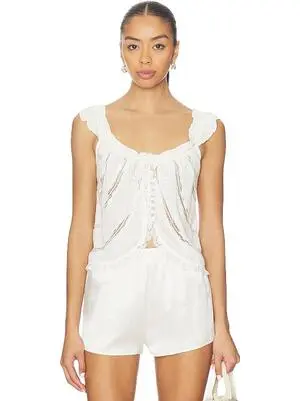 Free People Mabel Tank - White Combo