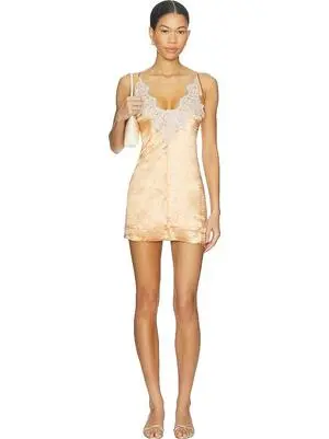 Free People Still The One Mini Dress - Toasted Combo