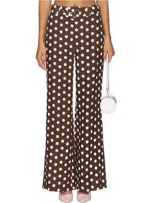 Cara Cara Mayflower Wide Leg Pants - Joelle Dot Brown