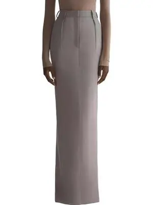 MUGLER Maxi Skirt - Neutrals