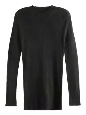 Rick Owens Ribbed Sweater - Black