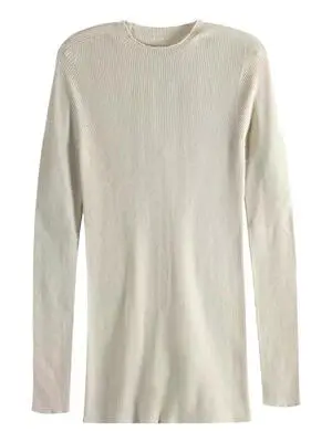 Rick Owens Ribbed Knitwear - Neutrals