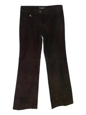 Dolce & Gabbana Wide-leg Corduroy Trousers - Brown
