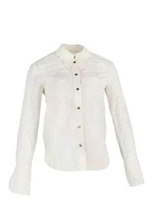 Chloé Lace Button-fastening Shirt - White