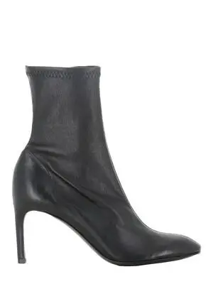 DEL CARLO Stretch Stiletto Ankle Boots - Black