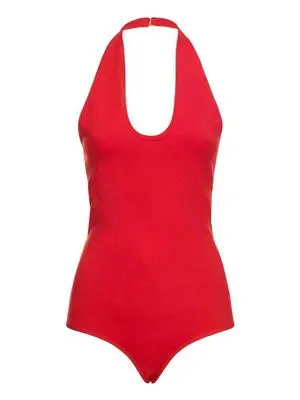Michael Kors Halterneck Bodysuit - Red