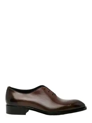 TOM FORD Leather Oxford Shoes - Brown