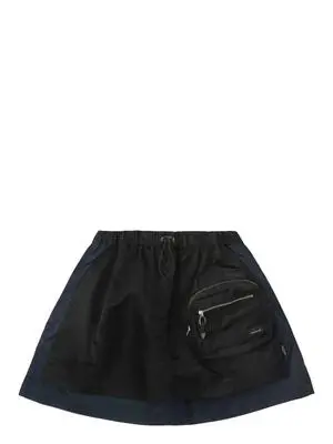 Toga Pocket-detail Mini Skirt - Black