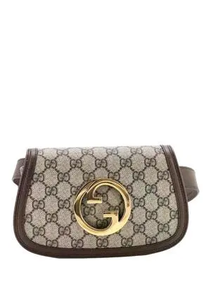 Gucci Blondie Gg Coated Canvas Belt Bag - Brown