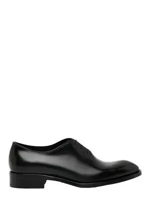 TOM FORD Leather Oxford Shoes - Black