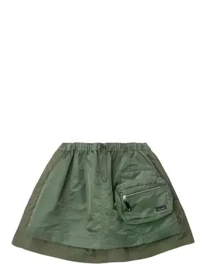 Toga Layered Mini Skirt - Green